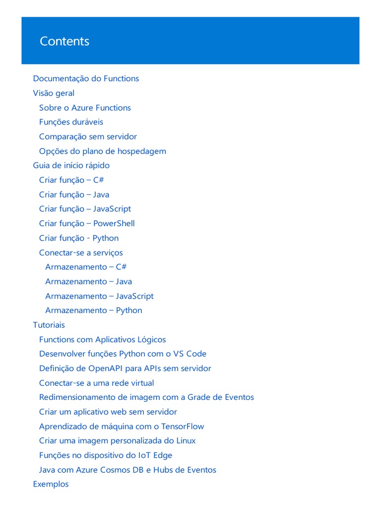 Azure Functions PDF | PDF | C Sharp (linguagem de programação) | Script ...