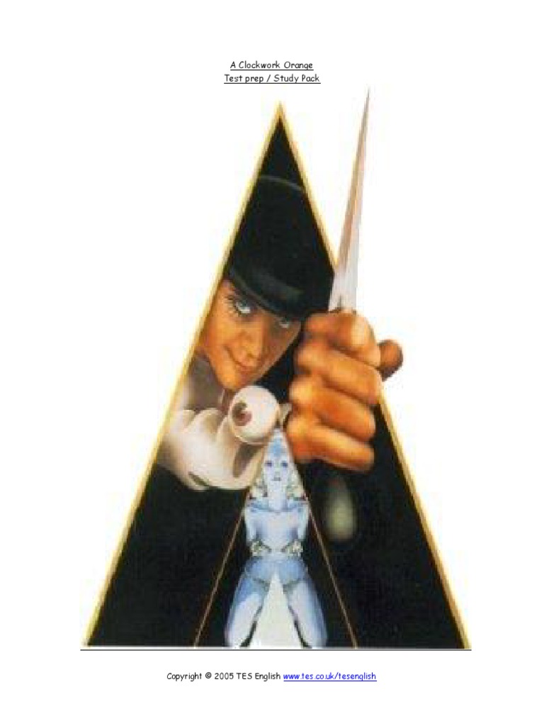A Clockwork Orange by Anthony Burgess TASKS | PDF | Linguistics ...