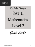 EST II - Math Level 1 - October 2021 | PDF | Area | Triangle