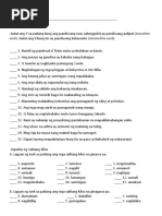 Nawawalang Pantig Worksheet | PDF