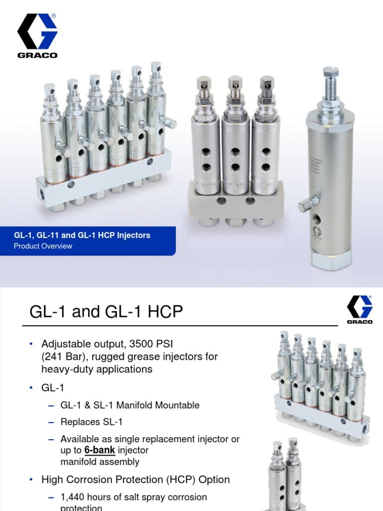 GL-1 and GL-11 Injectors Overview | PDF | Manufactured Goods ...