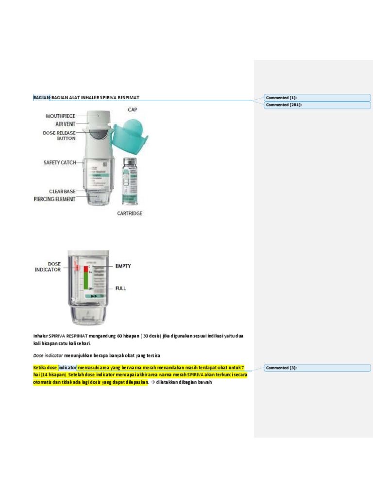 Spiriva Respimat Revisi | PDF