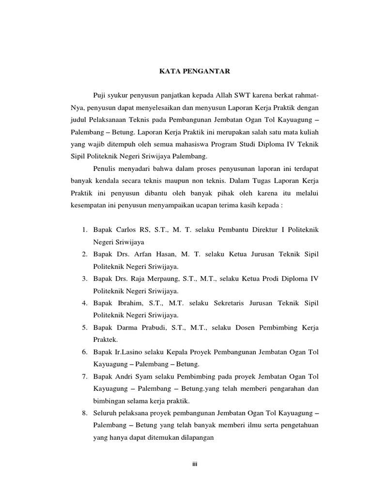 Kata Pengantar Bismillah (2017) | PDF