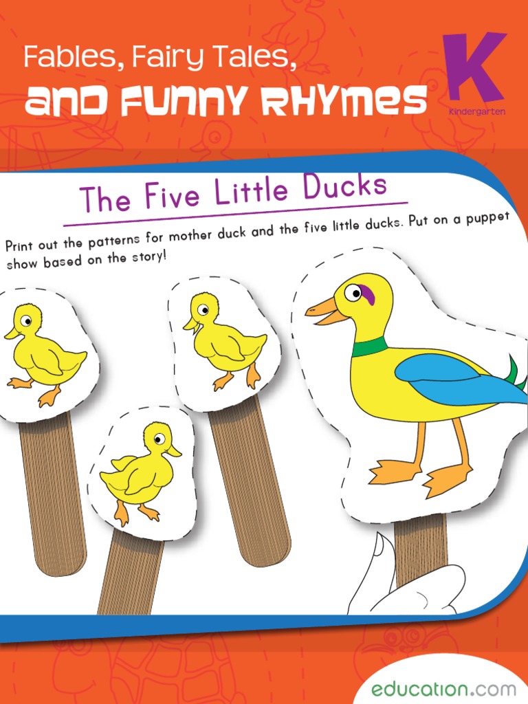 Workbook I Kindergarten I Reading & Writing - Fables, Fairy Tales, and ...