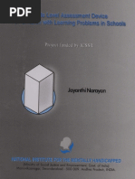 Madras Developmental Programming System Behavioural Scale: Appendices ...