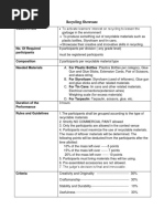 CRITERIA FOR JUDGING Poster Making | PDF
