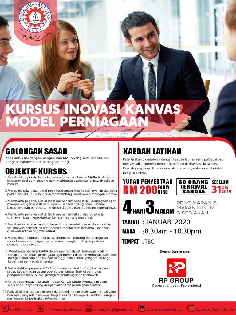 Kursus Inovasi Kanvas Model Perniagaan | PDF
