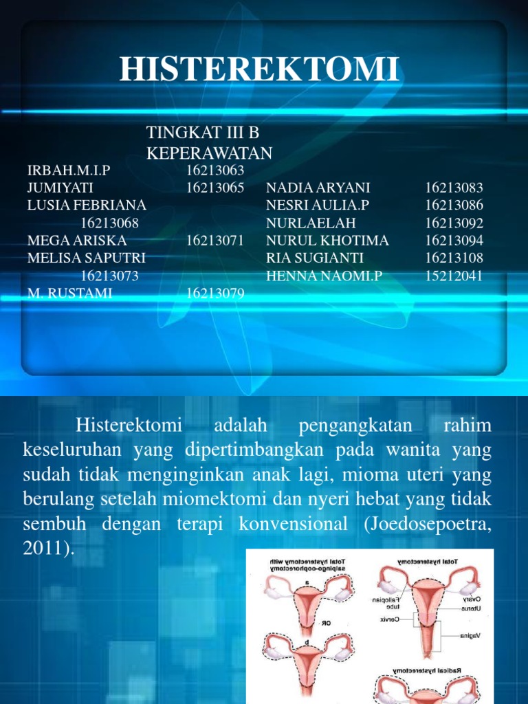 Panduan Histerektomi dan Perawatan | PDF