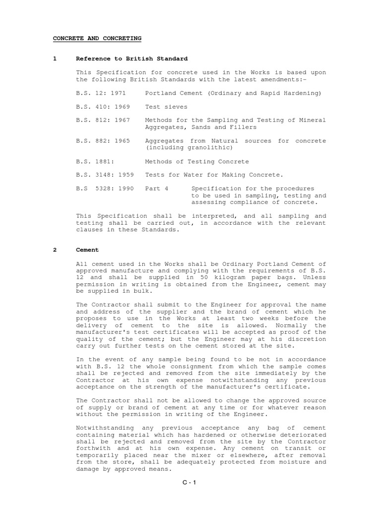 Concrete Comply To Conquas Standard | PDF | Construction Aggregate ...