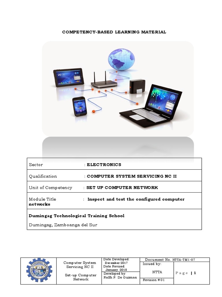 Inspect and Test The Configured Computer Networks | PDF | Network ...
