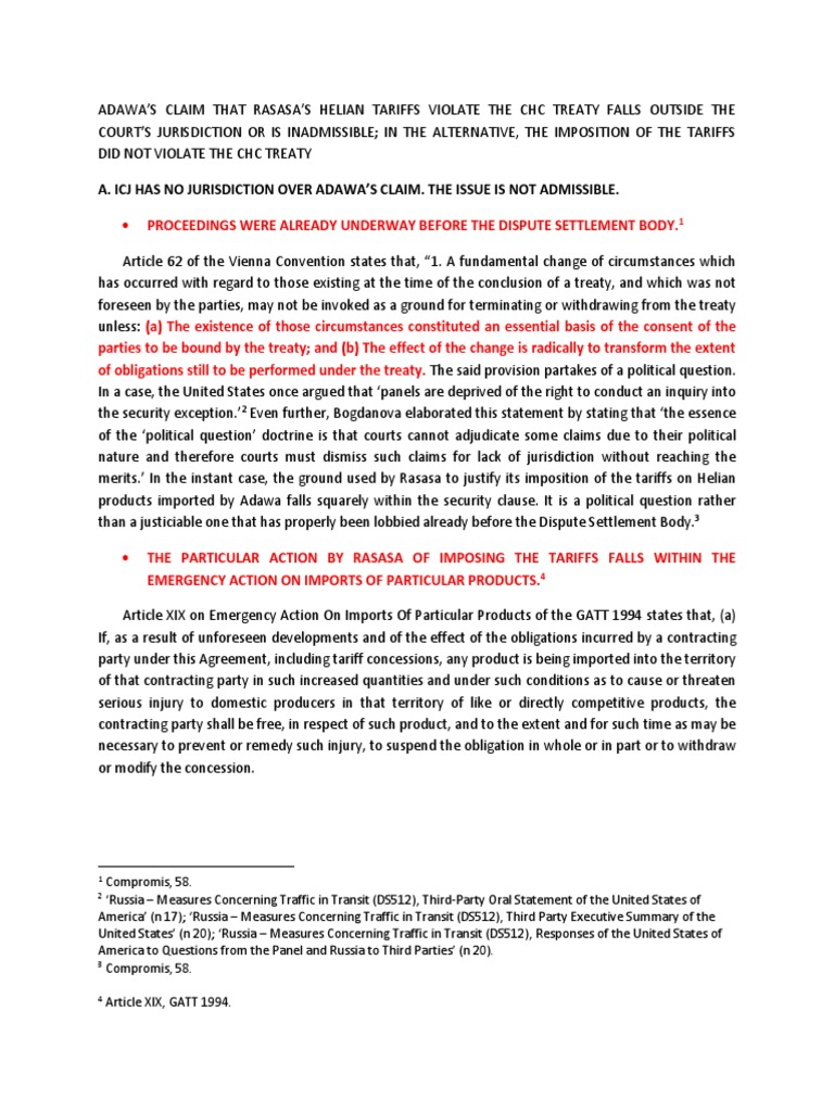 Rasasa C | PDF | Treaty | Jurisdiction