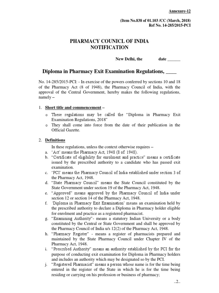 Exit Examination PDF | Download Free PDF | Pharmacist | Pharmacy