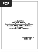 Analyzing Performance Problems - MAGER&PIPE MODEL | PDF | Career & Growth