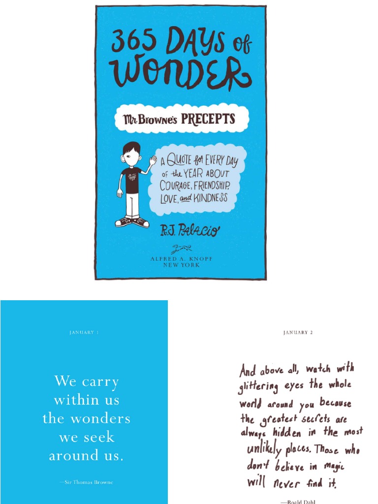 365 Days of Wonder PDF | PDF