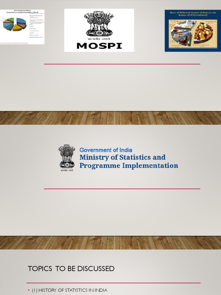 Mospi Presentation | PDF | Statistics | Official Statistics
