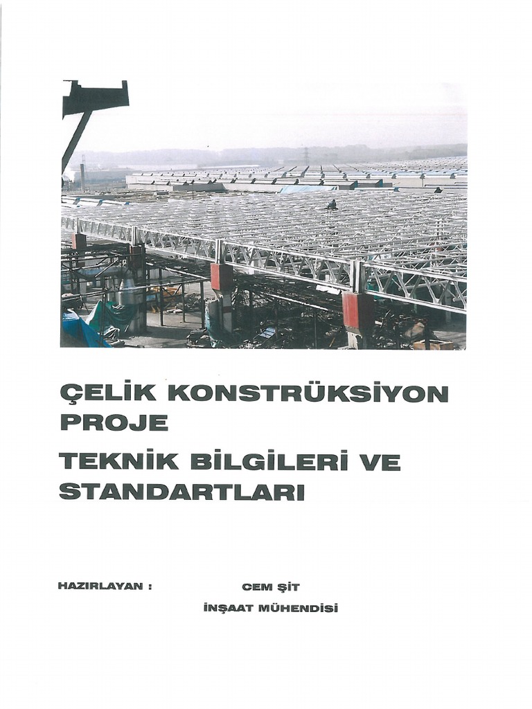 Celik Konstruksiyon Proje Standartlari PDF | PDF