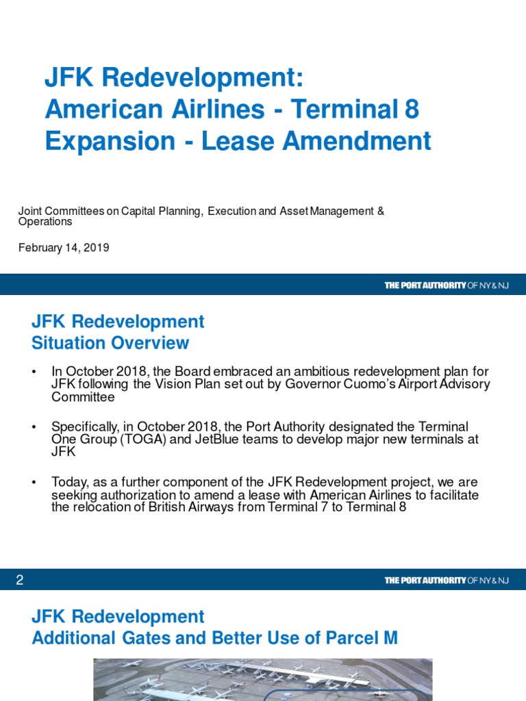 JFK Terminal Development - CPEAM Ops - PUBLIC | PDF | John F. Kennedy ...
