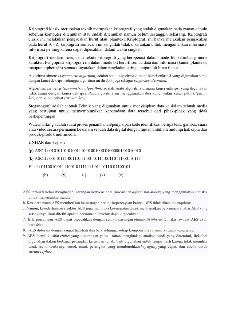 Perbandingan Kriptografi Klasik Dan Modern Pdf Metode Bahan Ajar