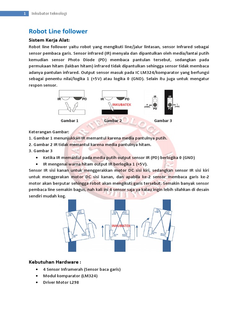 Robot Line Follower PDF | PDF