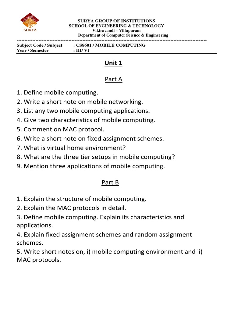 Mobile Computing | PDF | Internet Protocol Suite | Wireless Ad Hoc Network