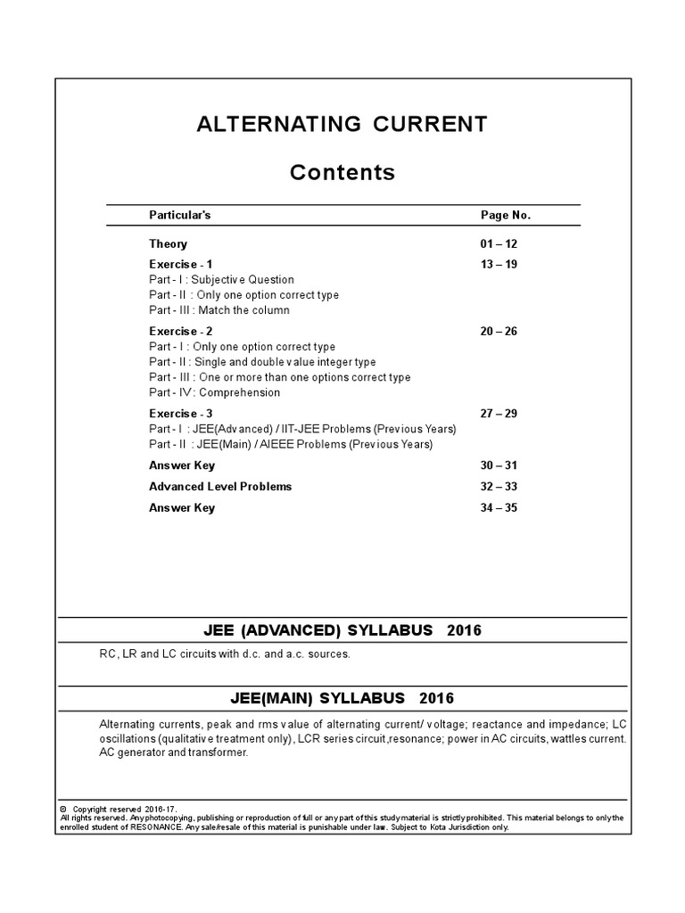(3724) DPP Altenating Current e PDF | PDF | Inductor | Alternating Current