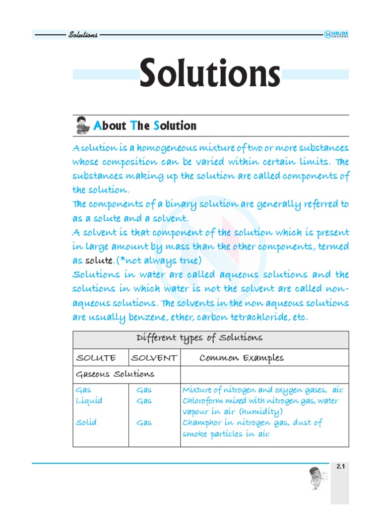 Solutions (Colligative-Properties-Part-1) JEE-NEET-AIIMS-2020 | PDF ...