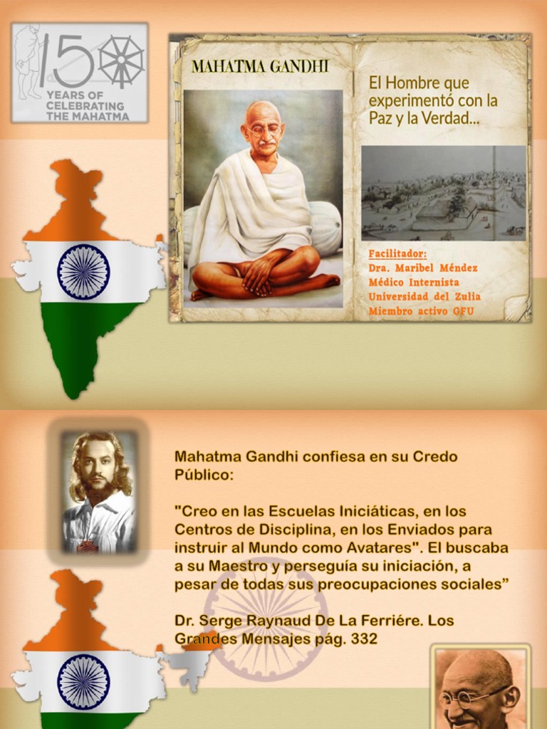 Presentacion de Biografia de Mahatma Gandhi .Dra. Maribel Méndez ...