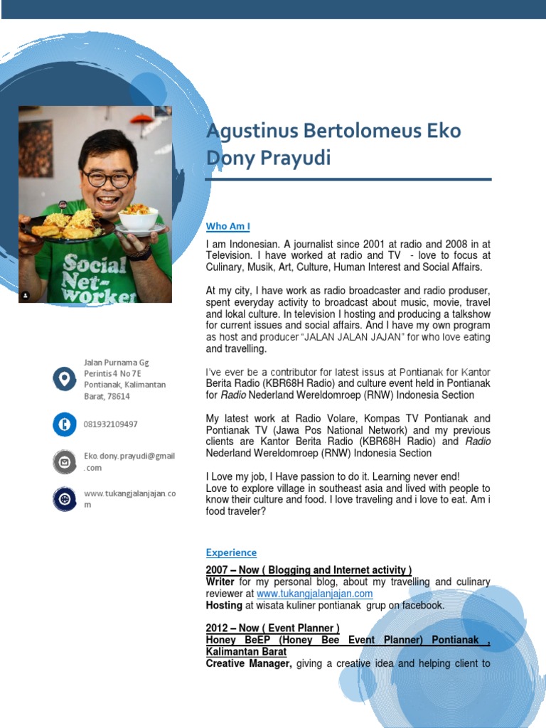 CV MC | PDF | Disc Jockey | News