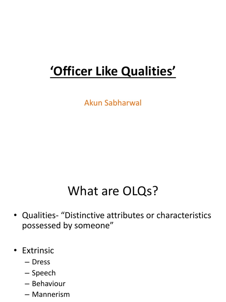 Officer Like Qualities | PDF | Empathy | Consensus Decision Making