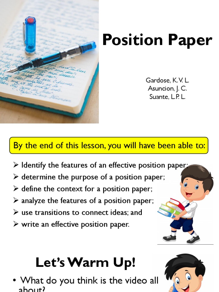 Position Paper | PDF | Argument | Fallacy