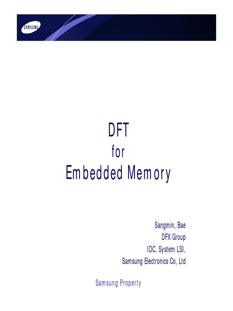 Samsung MBIST PDF | PDF | System On A Chip | Random Access Memory