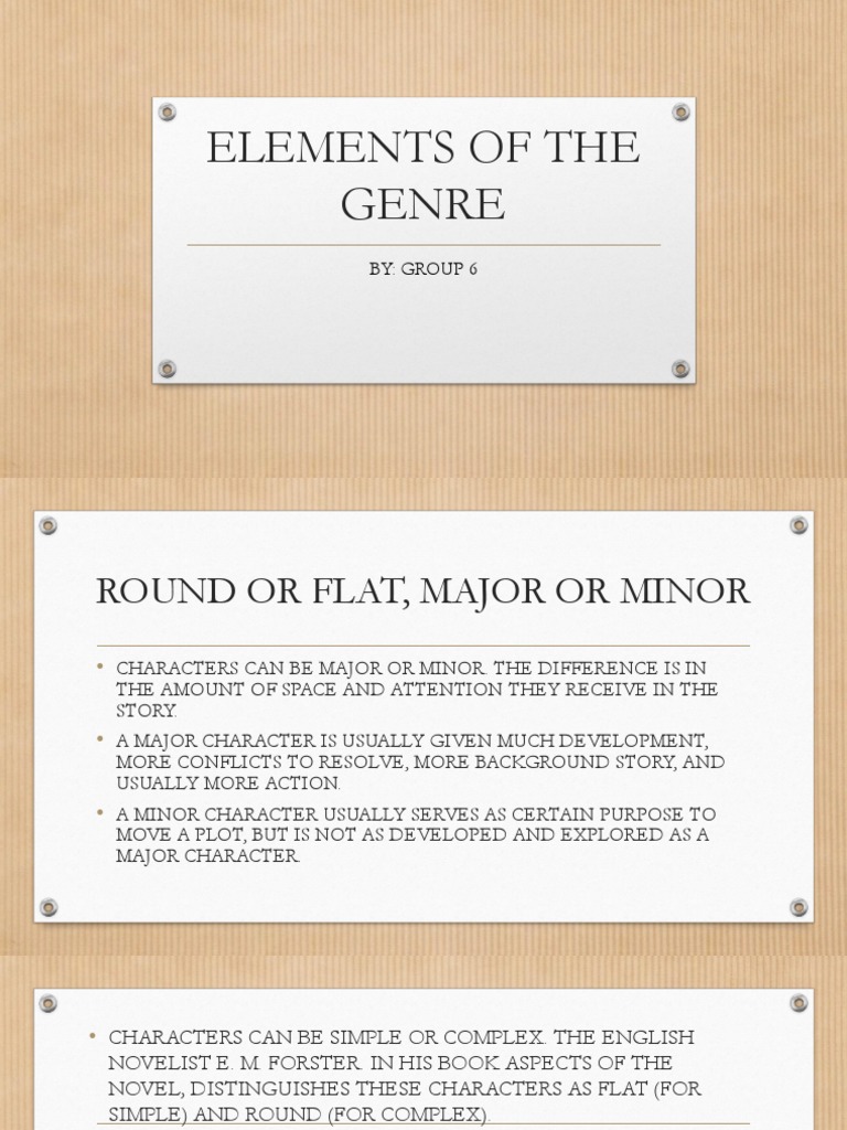 Elements of The Genre | PDF | Narration