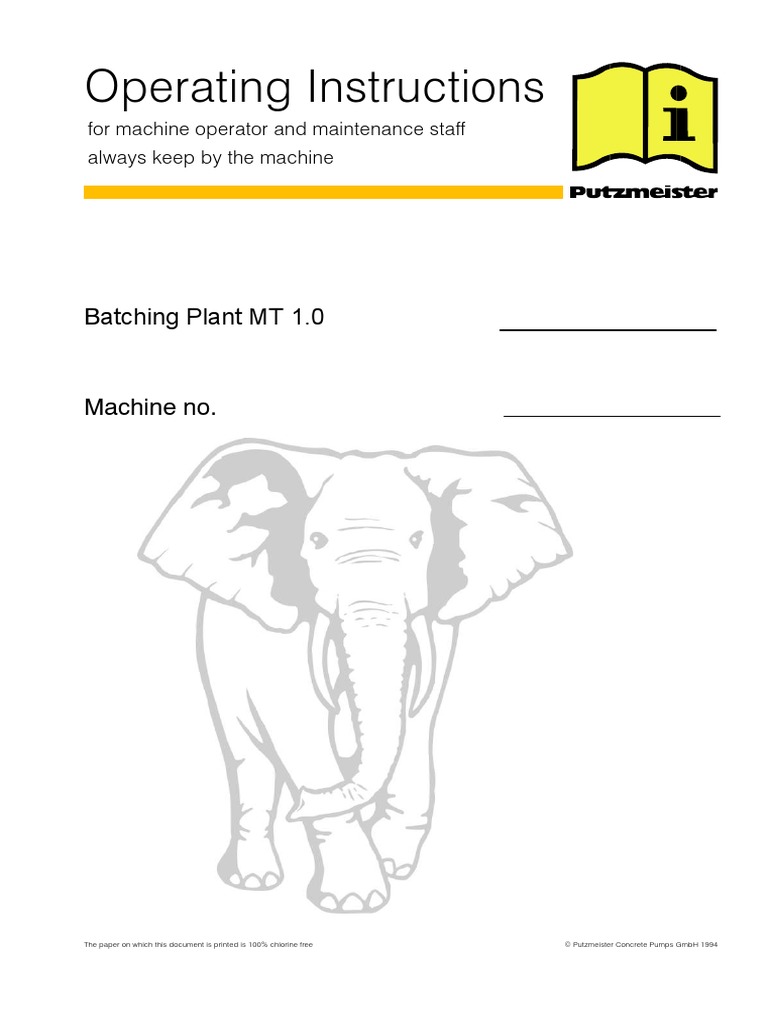 Batching Plant Operation Manual-Compressed (1) New PDF | PDF | Safety ...