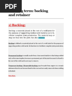 Back Weld VS Backing Weld | PDF