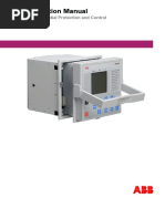 REF 615 Relay Manual | PDF | Electrical Engineering | Electromagnetism