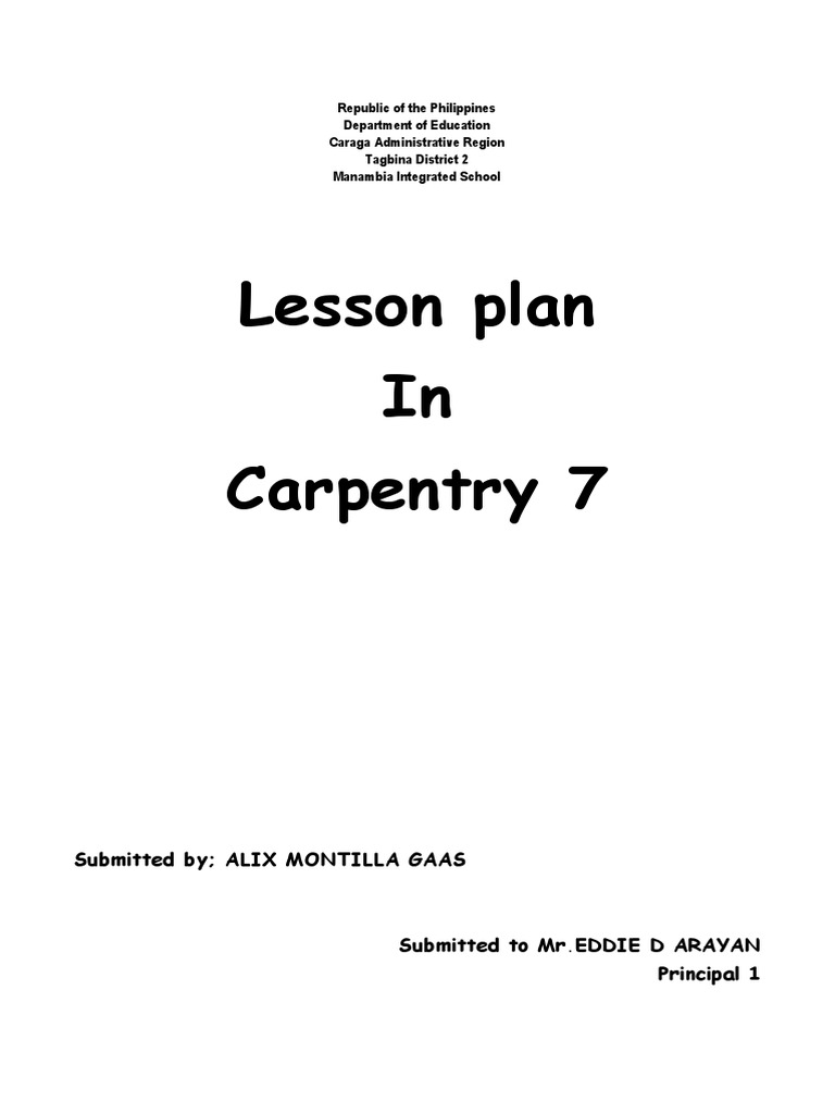 Cot Tle 7 | PDF | Lumber | Carpentry