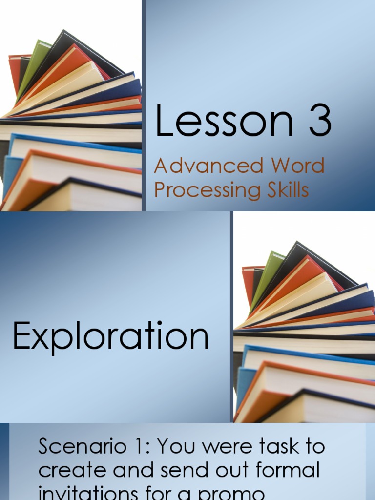 Advanced Word Processing Skills | PDF | Computing | Digital Technology