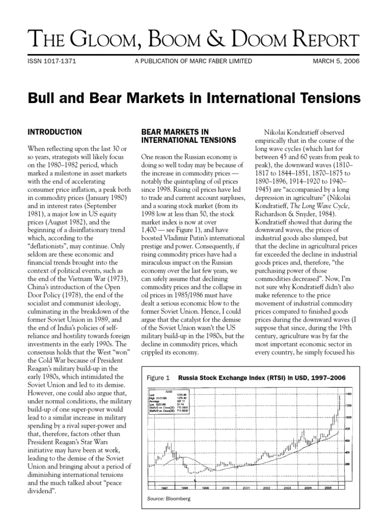 Bull and Bear Markets in International Tensions | PDF | Finance & Money ...