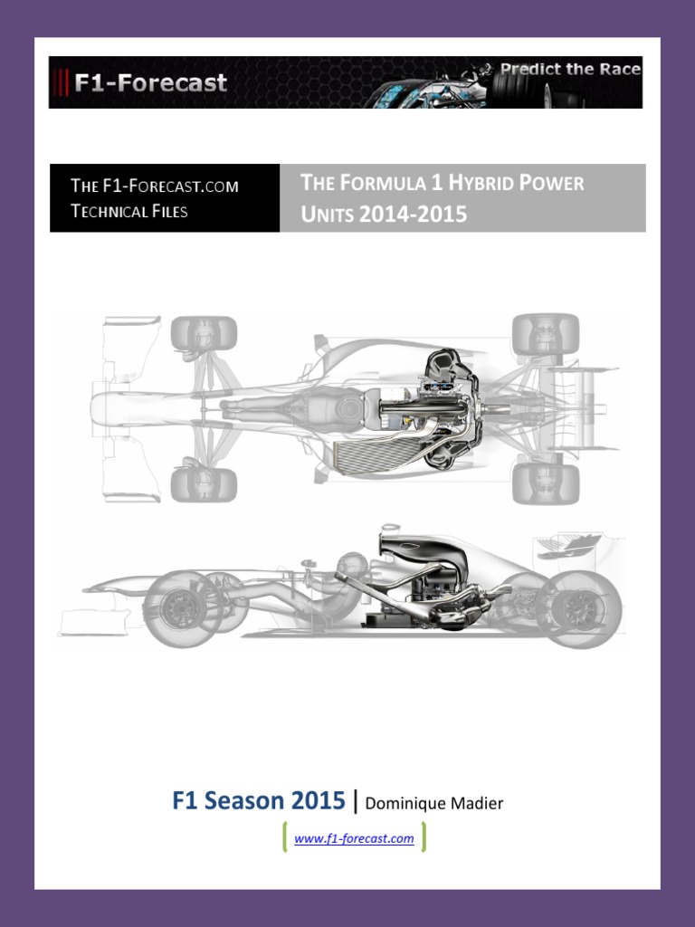 The Formula 1 Hybrid Power Units 2014-2015 PDF | PDF | Turbocharger ...