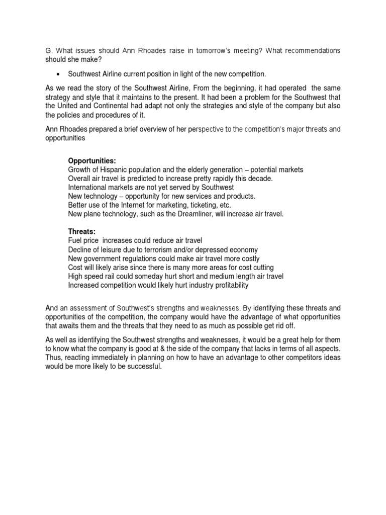 SWA | PDF | Southwest Airlines | Airlines