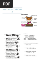 MUET Writing Email Sample | PDF | Human Communication