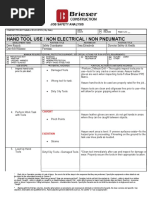 Use of Hand Tools | PDF | Risk | Tools