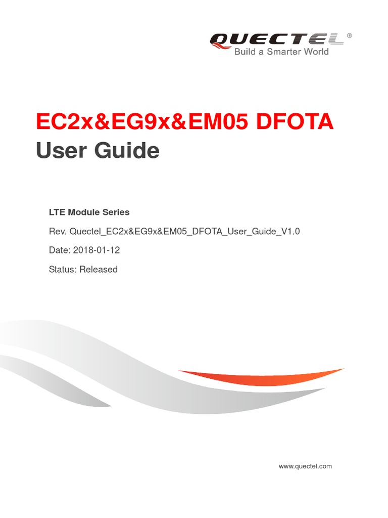 Quectel EC2x&EG9x&EM05 DFOTA User Guide V1.0 PDF | PDF | File Transfer Protocol | Hypertext ...