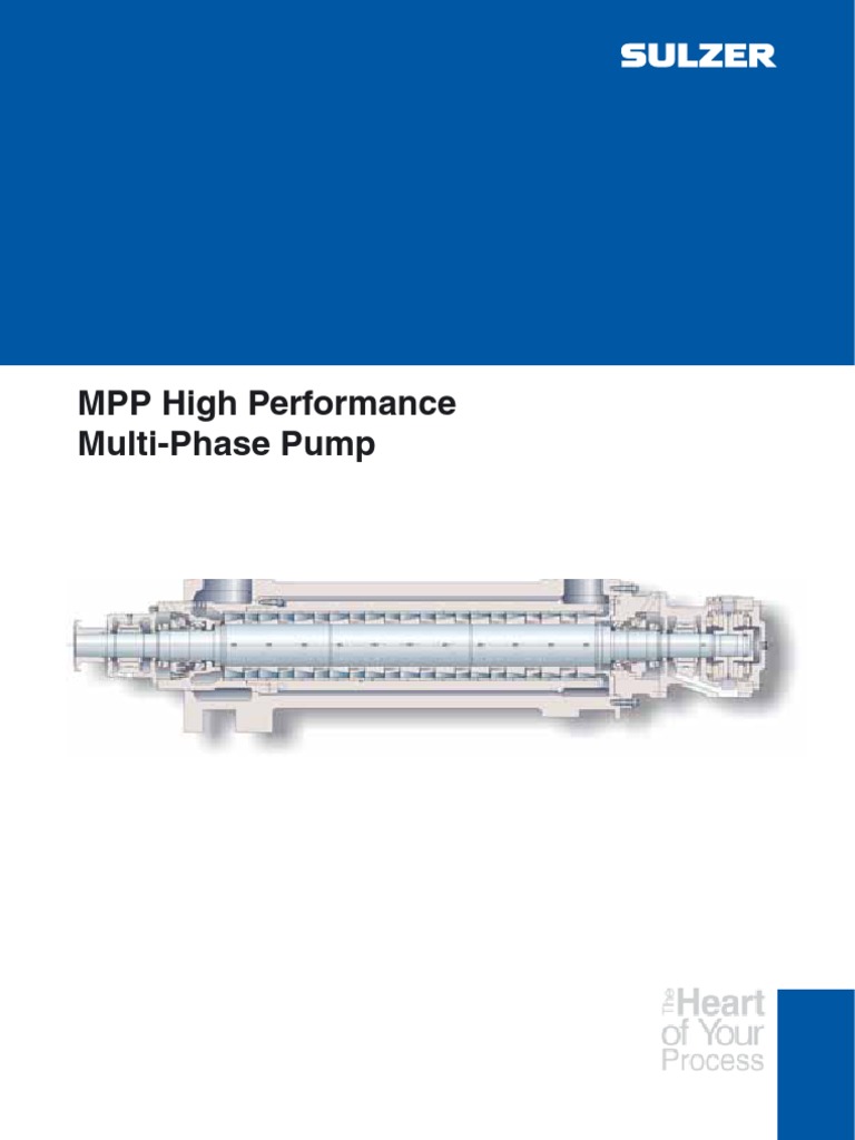 SULZER Hydraulic Turbine MPP | PDF | Pump | Flow Measurement