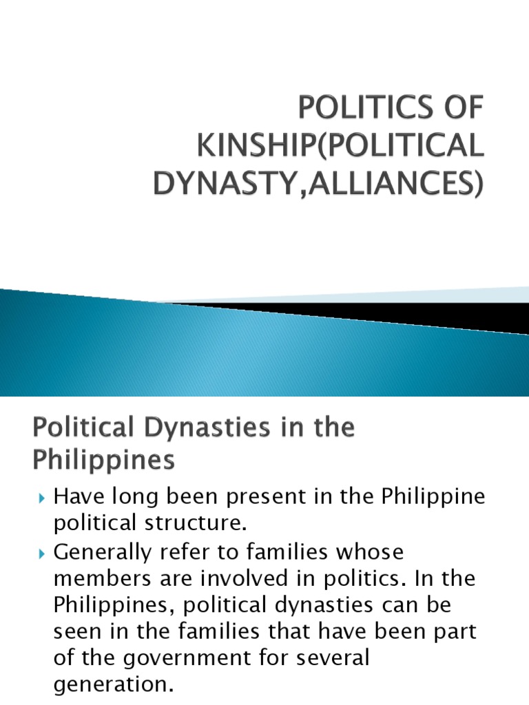 Political Dynasties and Alliances in the Philippines | PDF | Legitimacy ...