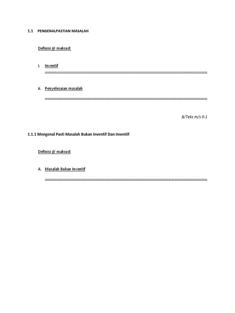 Soalan Latihan RBT Tingkatan 2 (Bab 1) | PDF