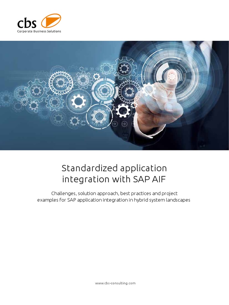 Sap Aif Application Integration - Whitepaper - en | PDF | Sap Se | Application Programming Interface