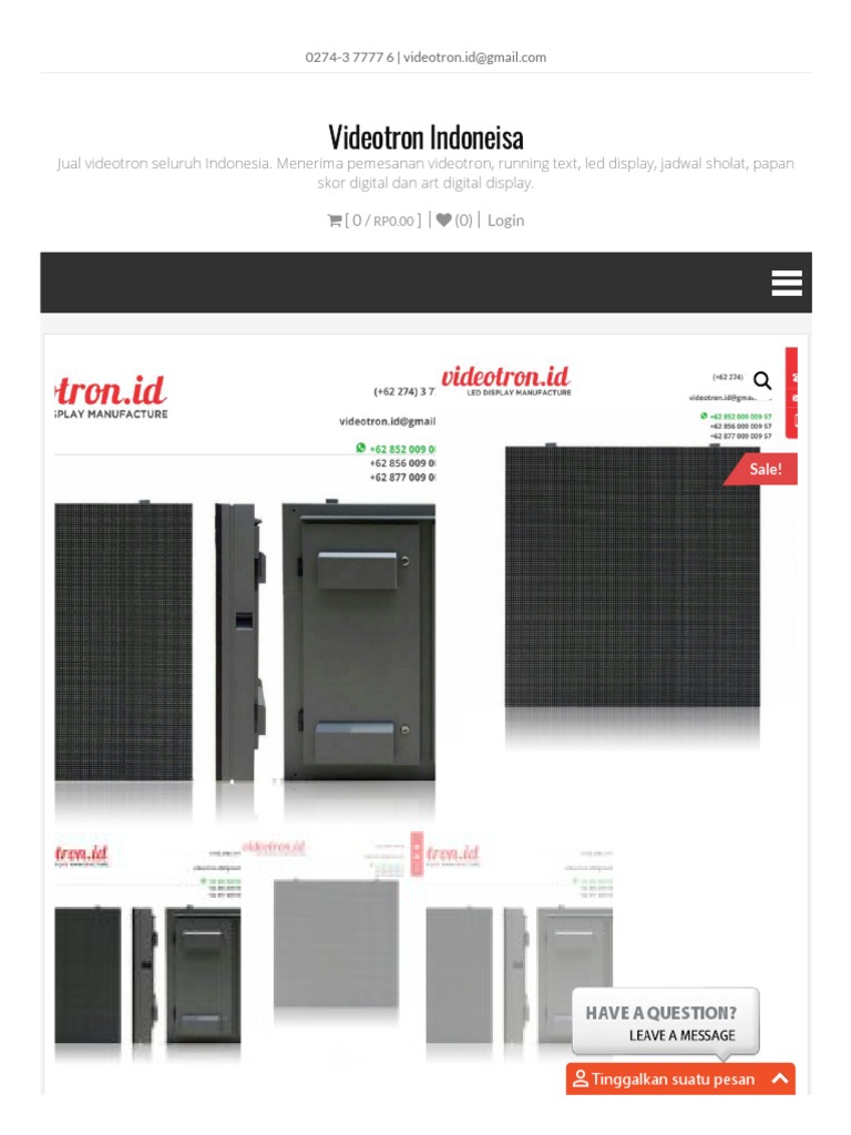 Fixed Cabinet Videotron - Videotron Indoneisa | PDF