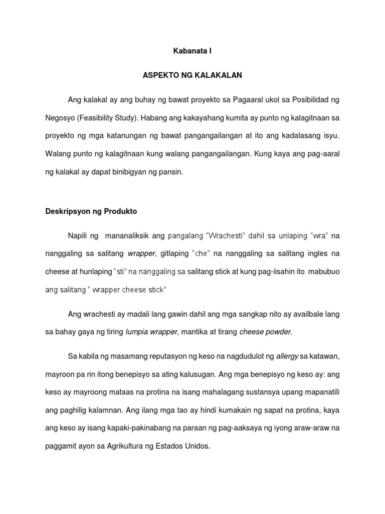 Feasibility Study Buhian | PDF