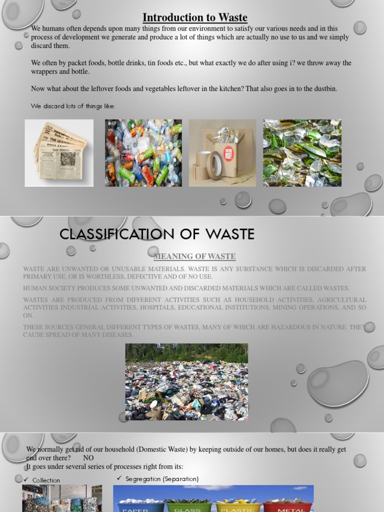 Understanding Waste Types and Management | PDF | Waste | Agriculture